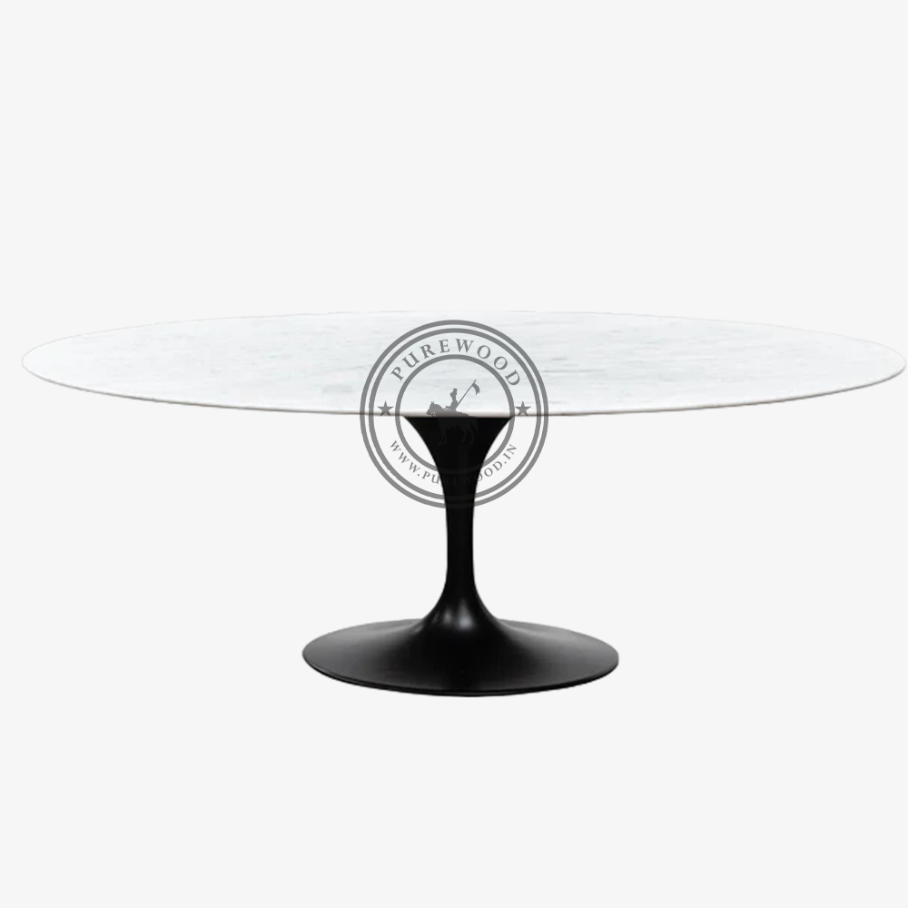 Woodcock White Marble Dining Table Manufacturer and Supplier- Purewood